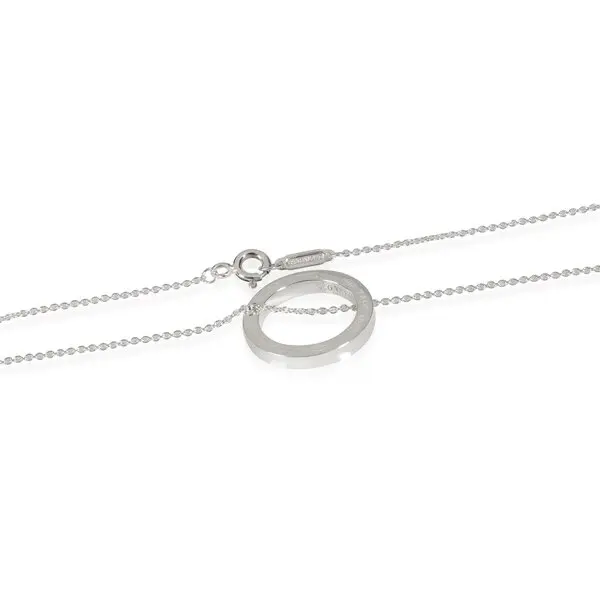 Tiffany & Co. Sterling Silver 1837 Circle Pendant