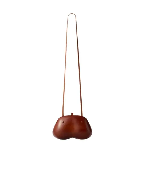LEMAIRE Fesses Clutch In Patinated Calfskin