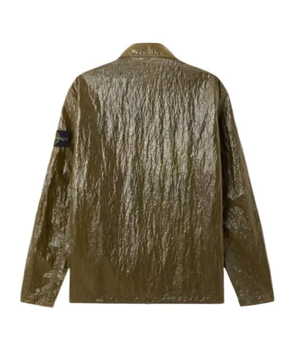 Stone Island Comfort-fit Zip-up Overshirt With Chest Pockets