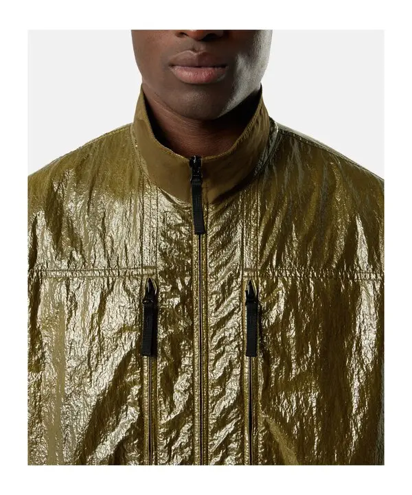 Stone Island Comfort-fit Zip-up Overshirt With Chest Pockets