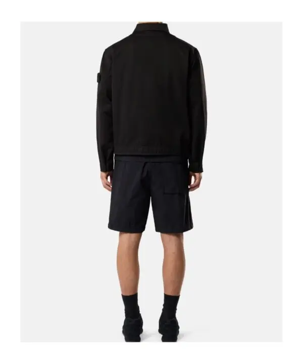 Stone Island Coach Jacket With Anti-drop Finish