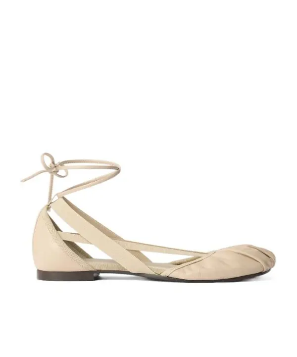 LEMAIRE Flat Pedille Ballerinas In Goat Leather