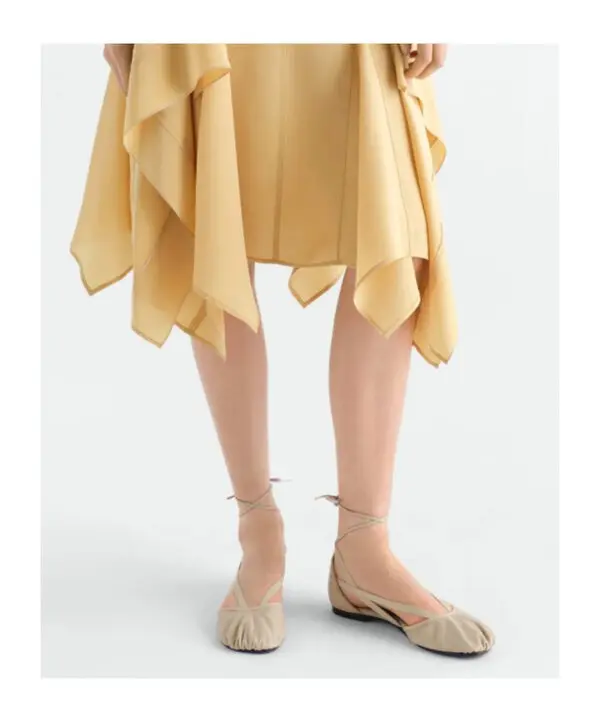 LEMAIRE Flat Pedille Ballerinas In Goat Leather