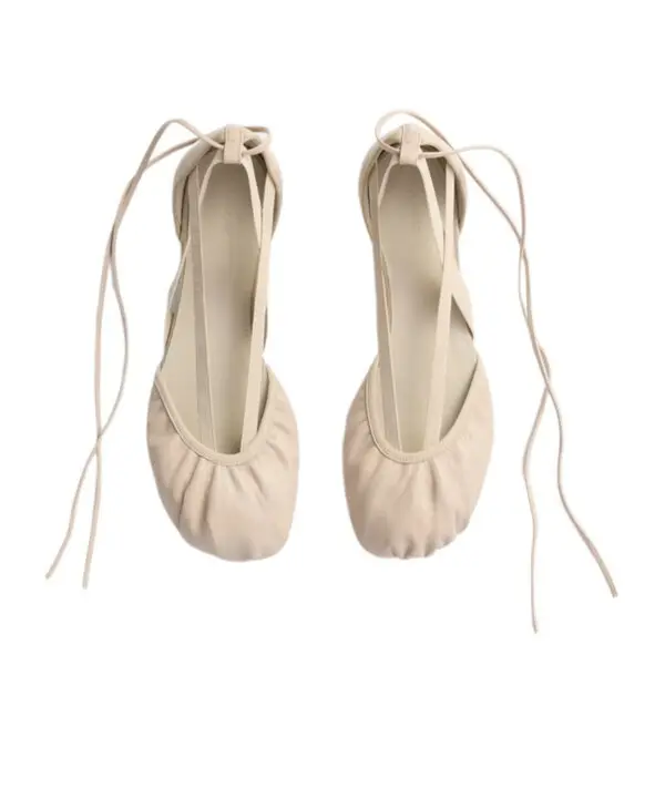 LEMAIRE Flat Pedille Ballerinas In Goat Leather