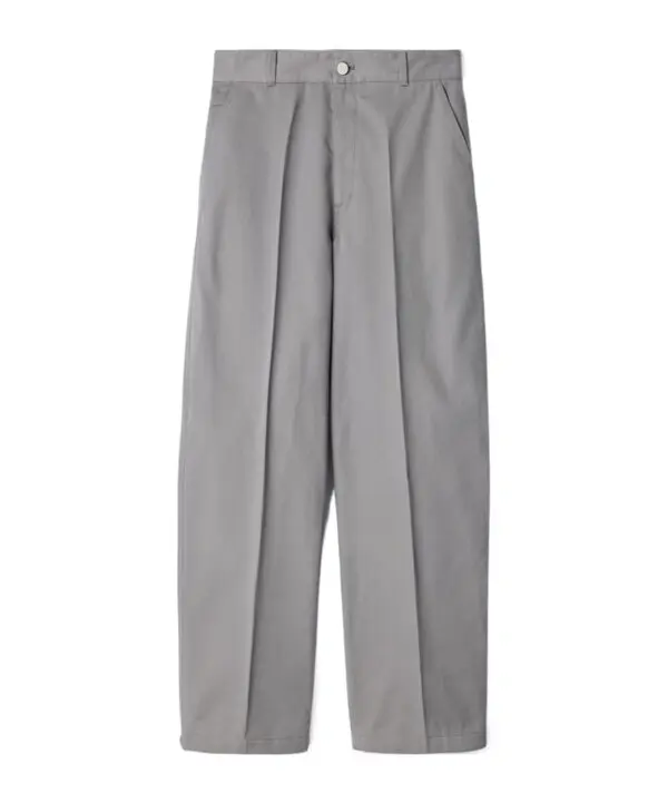 LEMAIRE Barrel Pants In Polycotton Twill