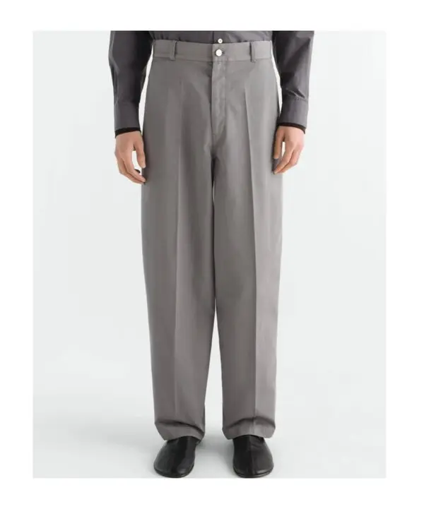 LEMAIRE Barrel Pants In Polycotton Twill