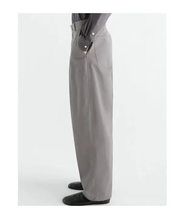 LEMAIRE Barrel Pants In Polycotton Twill