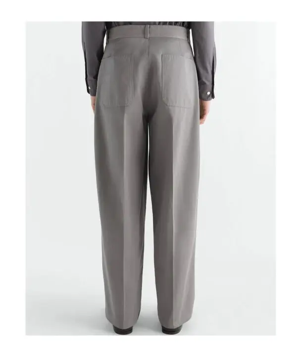 LEMAIRE Barrel Pants In Polycotton Twill