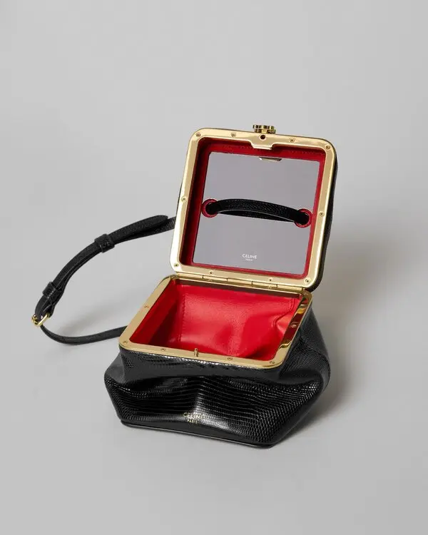 Celine Frame Logo Shoulder Bag