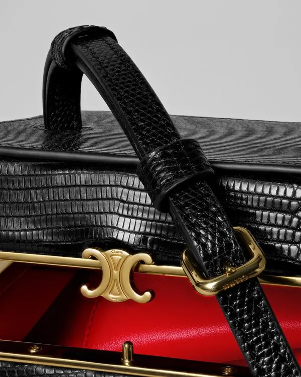 Celine Frame Logo Shoulder Bag