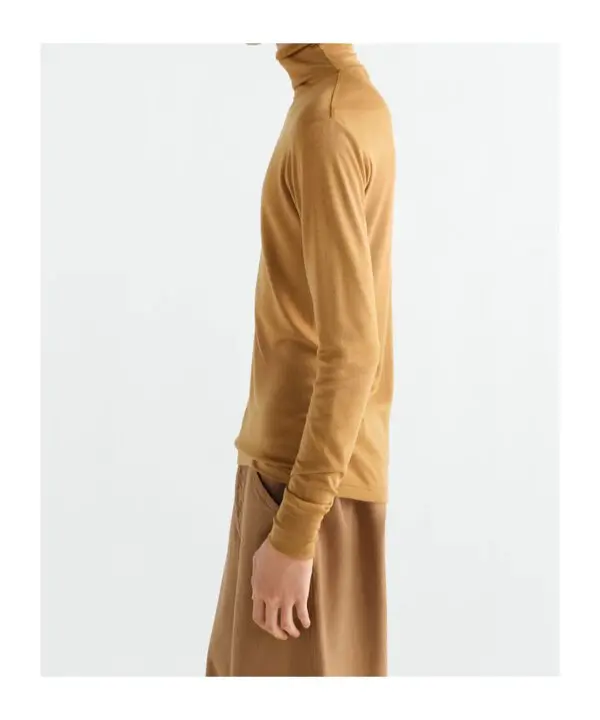 LEMAIRE Stand-collar Top In Wool And Silk Jersey