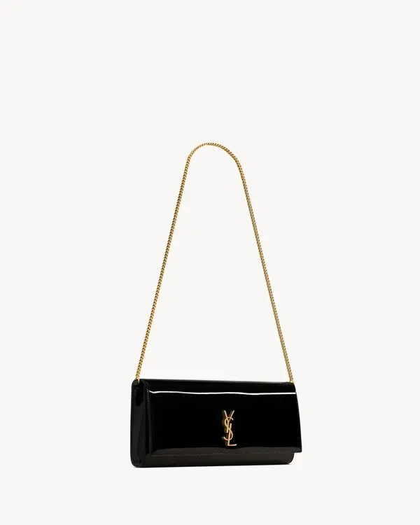 Saint Laurent Kate Clutch In Patent Leather