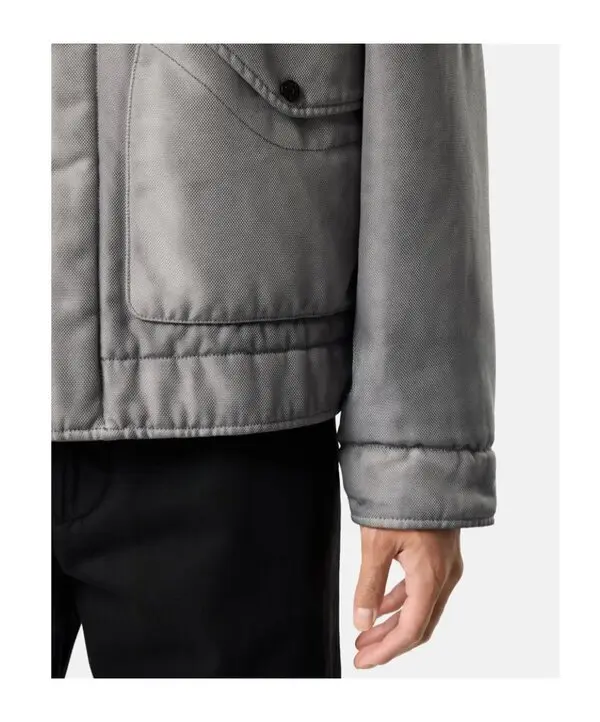 Stone Island Padded Stand Collar Jacket With Anti-drop
