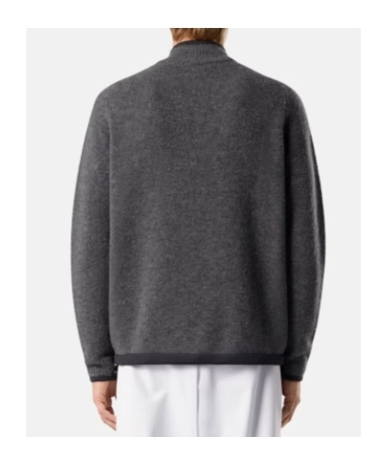 Stone Island Loose-fit Half-zip Jumper With Drawcord Hem