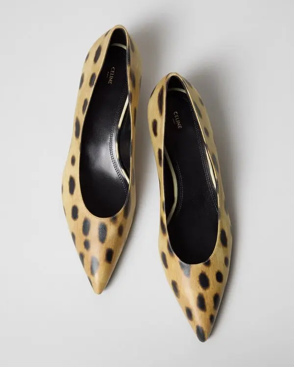 Celine Kitten Pump In Cheetah
