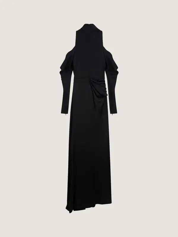 Givenchy Draped Dress In Satin Crepe
