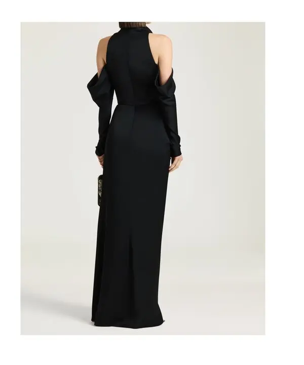 Givenchy Draped Dress In Satin Crepe