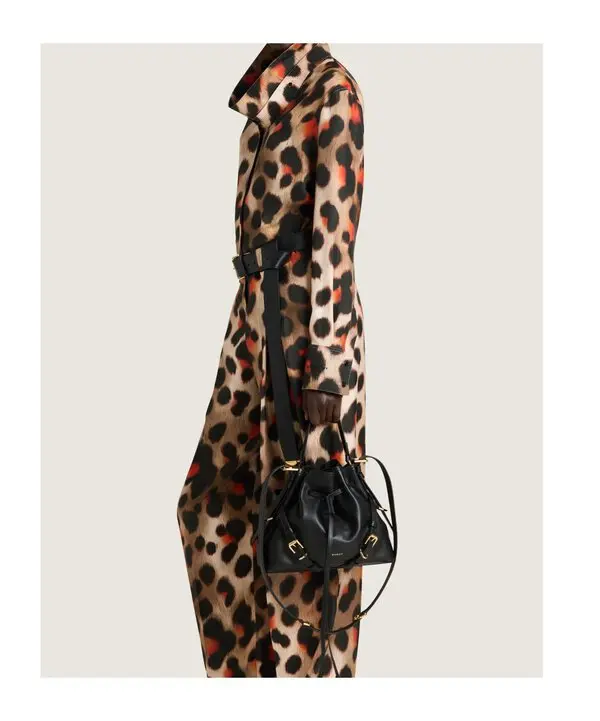 Givenchy Shirt In Leopard Print Silk With Deconstructed Collar