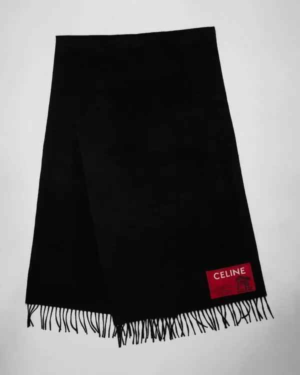 Celine Wool And Cashmere Scarf