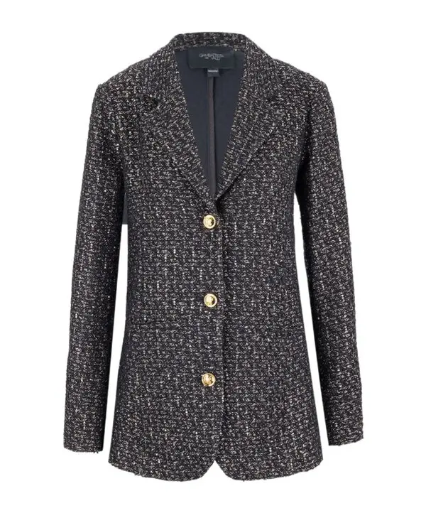 Giambattista Valli Single-breasted Glittering Tweed Blazer - No