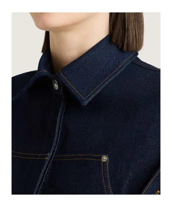 Givenchy Mini Dress In Raw Denim