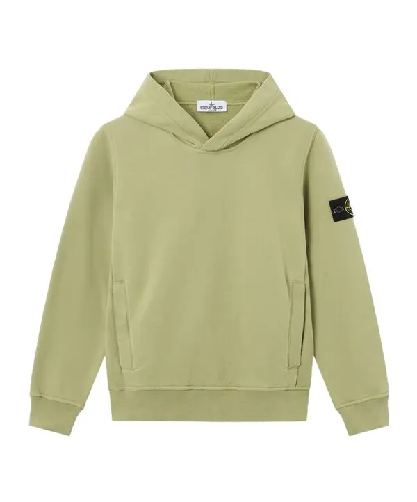 Stone Island Regular-fit Hooded Sweatshirt With Pouch Pocket