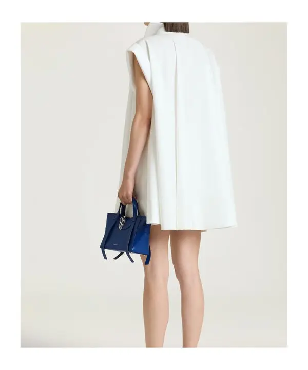Givenchy Mini Shirt Dress In Poplin With Deconstructed Collar