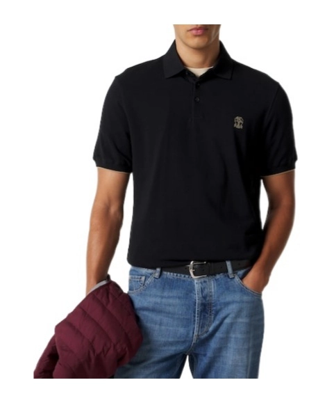 Brunello Cucinelli Cotton Piqué Polo Shirt