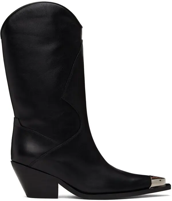 MISBHV Metallic Toe Cowboy Boots