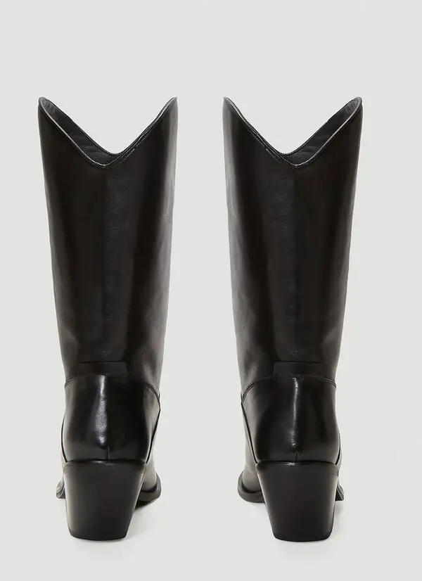 MISBHV Metallic Toe Cowboy Boots