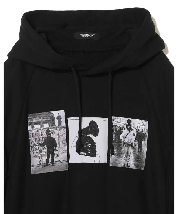 Undercover Graphic Printed Layered Hoodie