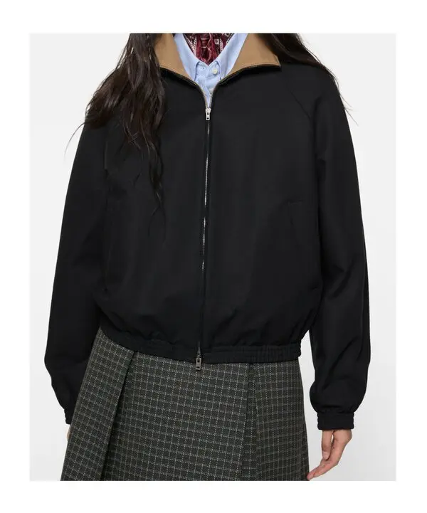 Acne Studios Embroidered-logo Zip-up Jacket