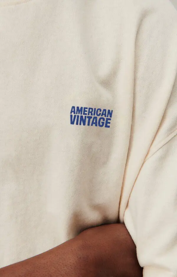 American Vintage Crew Neck Short-sleeved T-shirt