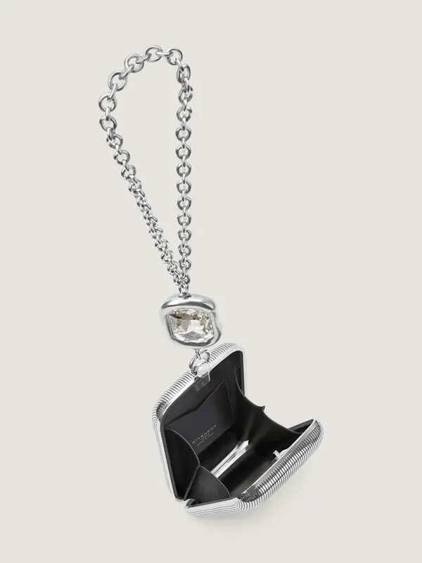 Givenchy Evening Clutch In Metal With Crystal Jewel