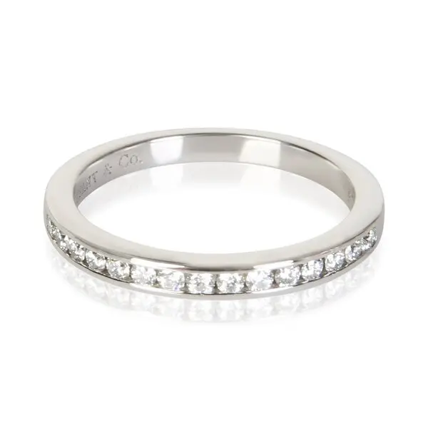Tiffany & Co. Diamond Channel Set Band - Platinum