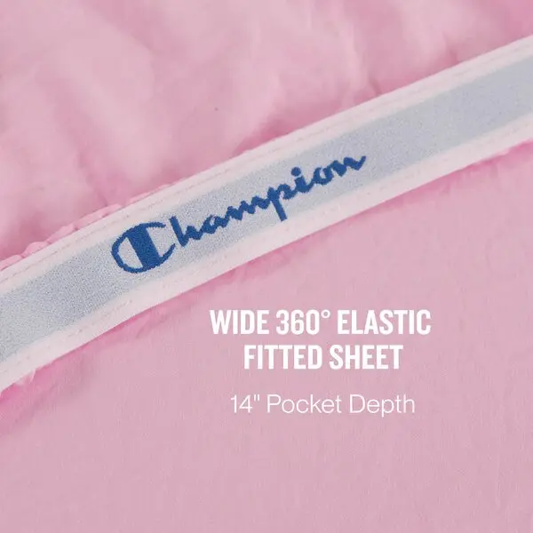 Champion Peak Comfort Microfiber Sheet Set - Pink