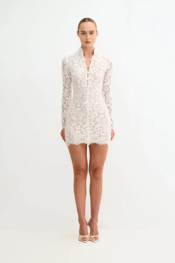 SAU LEE Roberta Mini Dress