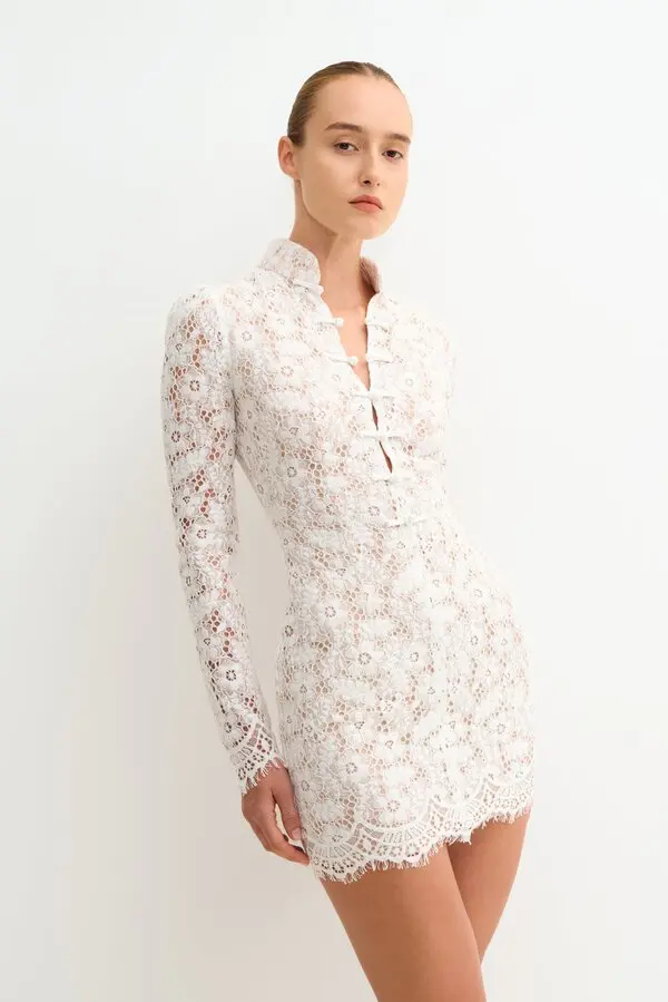 SAU LEE Roberta Mini Dress