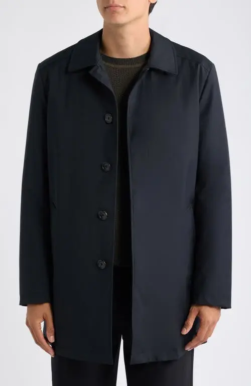 Cardinal Of Canada Samson Wool Car Coat With Removable Liner - Black
