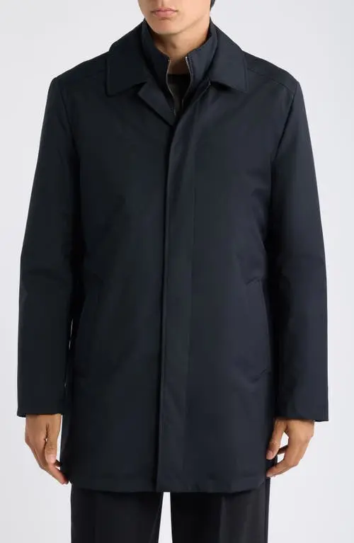 Cardinal Of Canada Samson Wool Car Coat With Removable Liner - Black