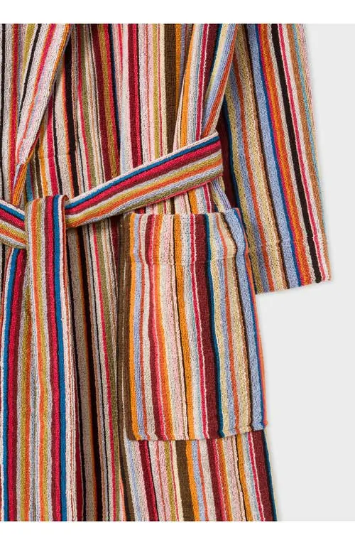 Paul Smith Signature Stripe Cotton Robe