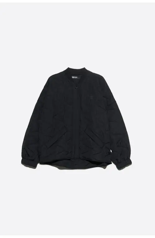 Bimba Y Lola Padded Bomber Jacket - Black