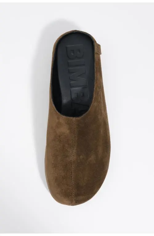 Bimba Y Lola Suede Platform Clog