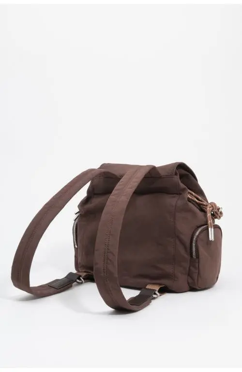 Bimba Y Lola Nylon Pocket Backpack - Moka