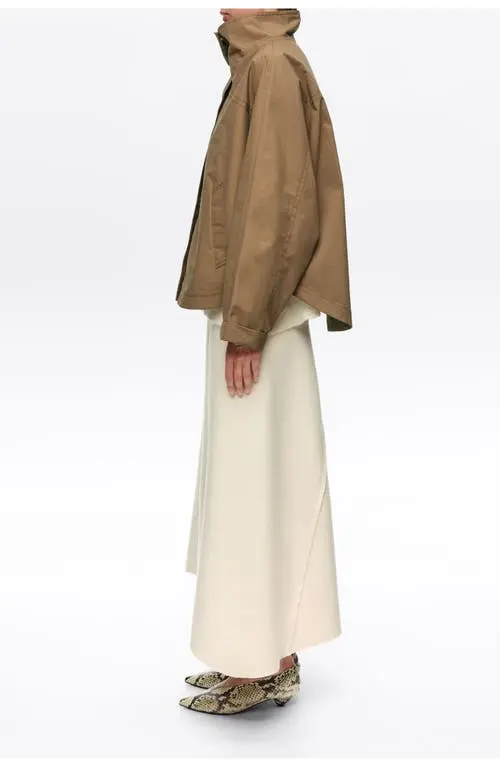 Bimba Y Lola Short Batwing Trench Jacket