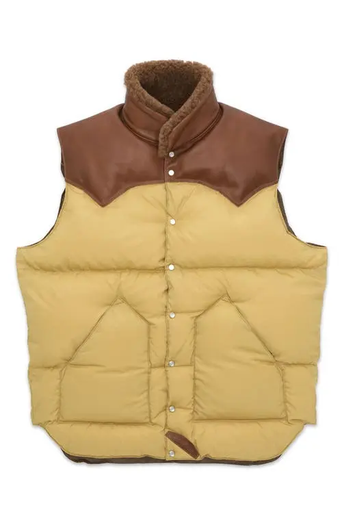 FORTELA Christy Shearling Collar Vest