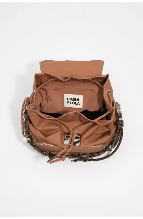 Bimba Y Lola Cotton Pocket Backpack