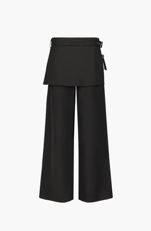 SAEMDI Lelia Layered Skirt Trousers