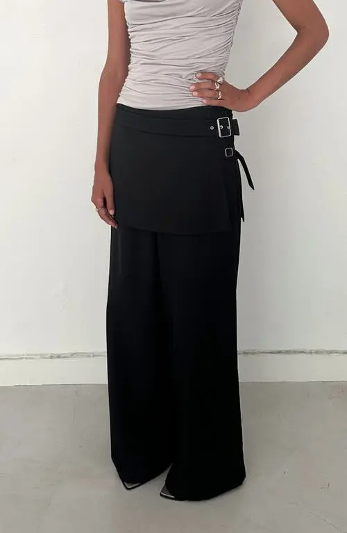 SAEMDI Lelia Layered Skirt Trousers