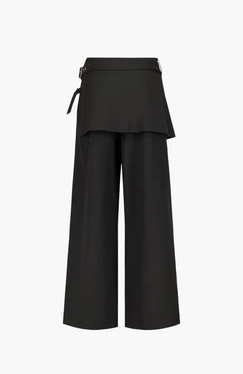 SAEMDI Lelia Layered Skirt Trousers